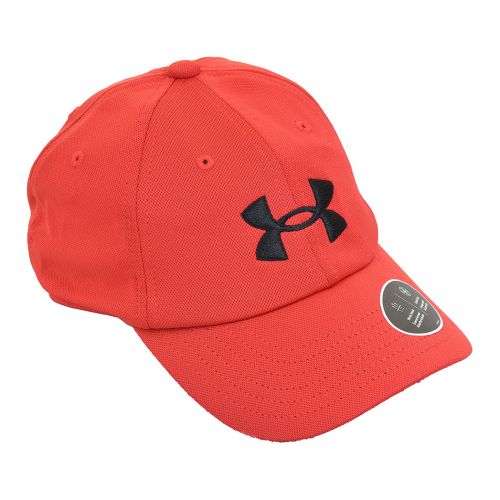 Under Armour Youths Blitzing Adjustable Cap (Red) | Loofes Clothing